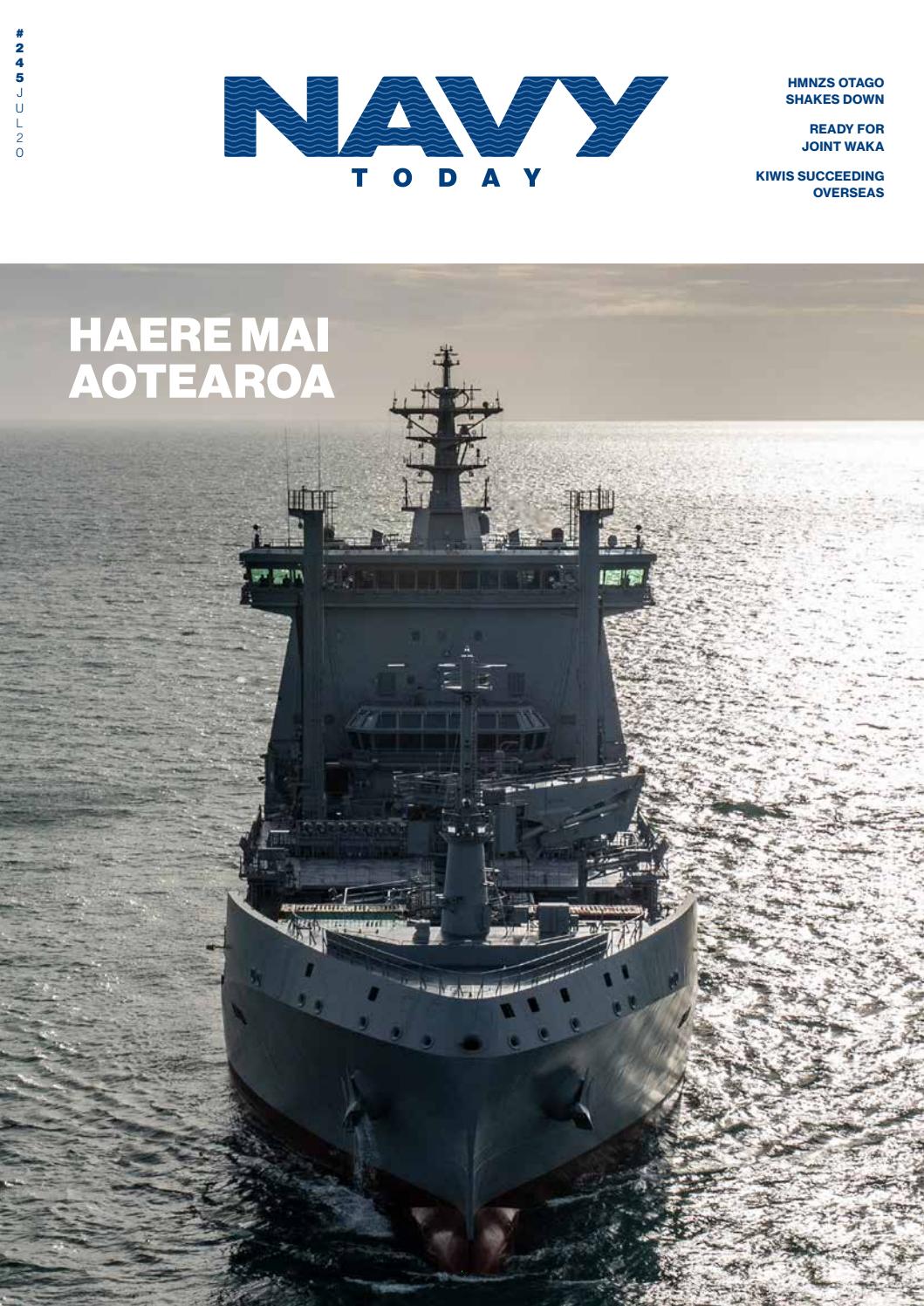 Royal New Zealand Navy | Navy Today - Issue 245, July 2020 by New ...