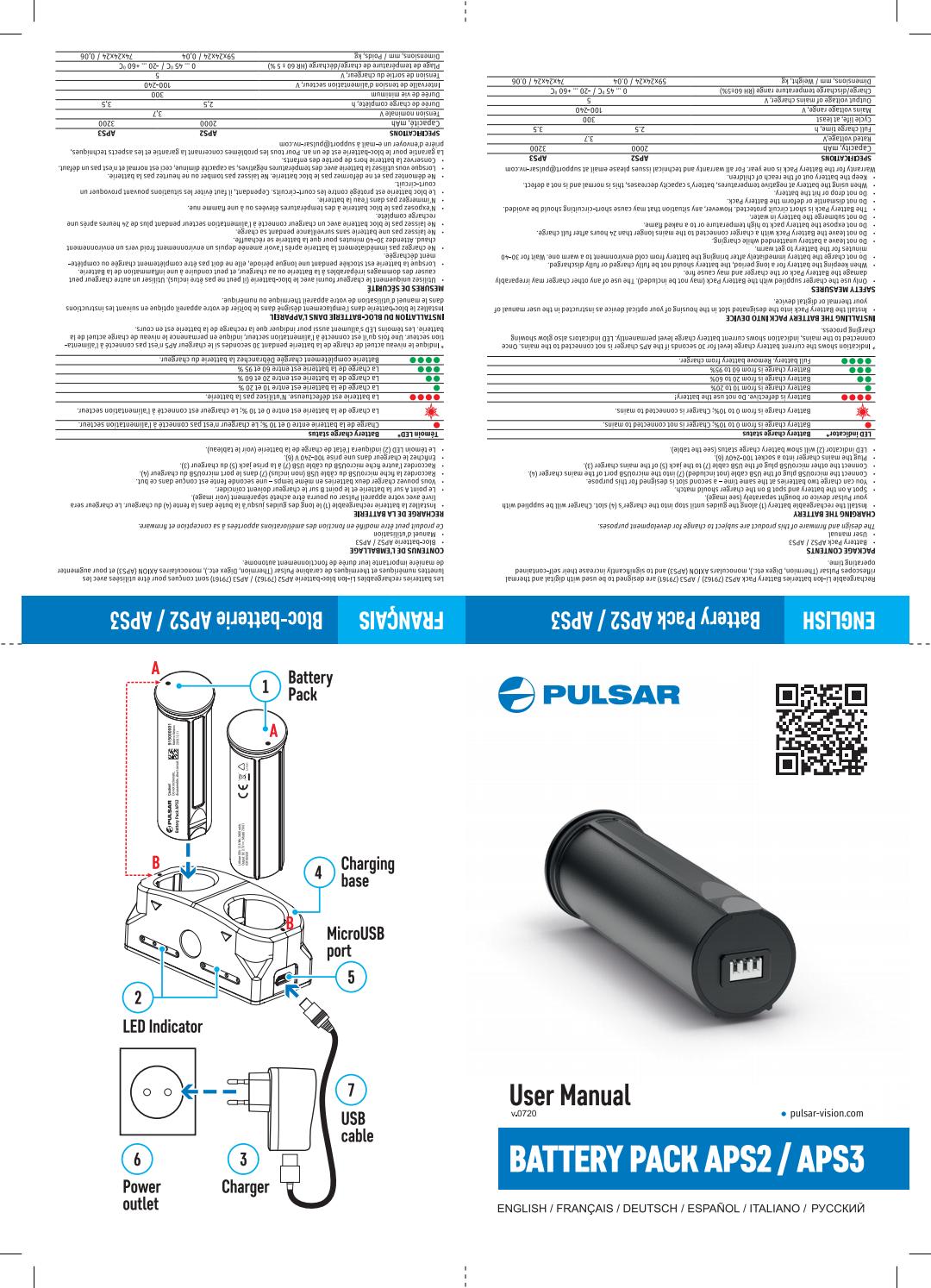 APS 2 / APS 3 Battery Charger |User Manual by Yukon Advanced Optics ...