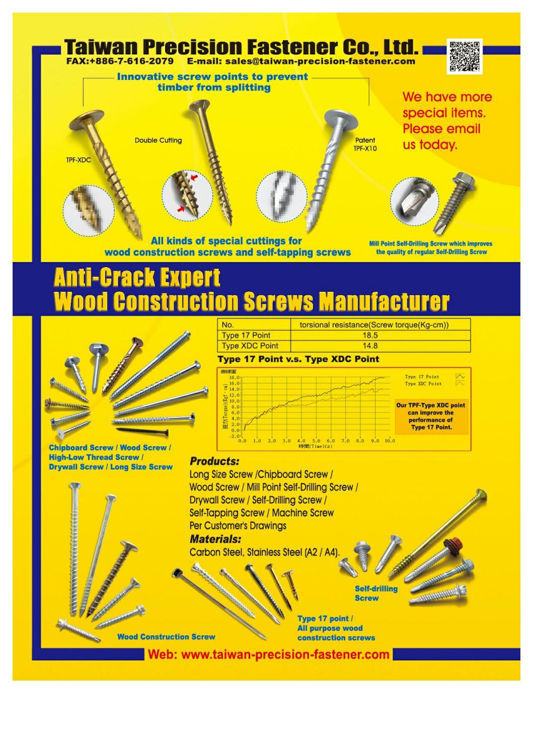 TAIWAN PRECISION FASTENER CO., LTD. from Fastener World Magazine. by ...