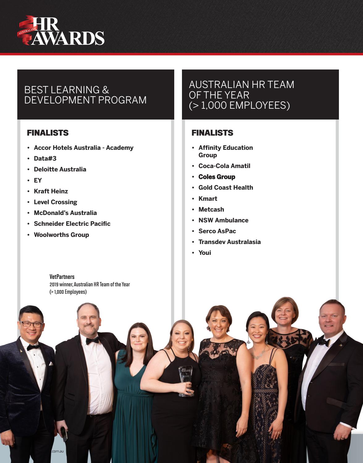 Australian HR Awards 2020 Finalists eBook by Key Media - Issuu