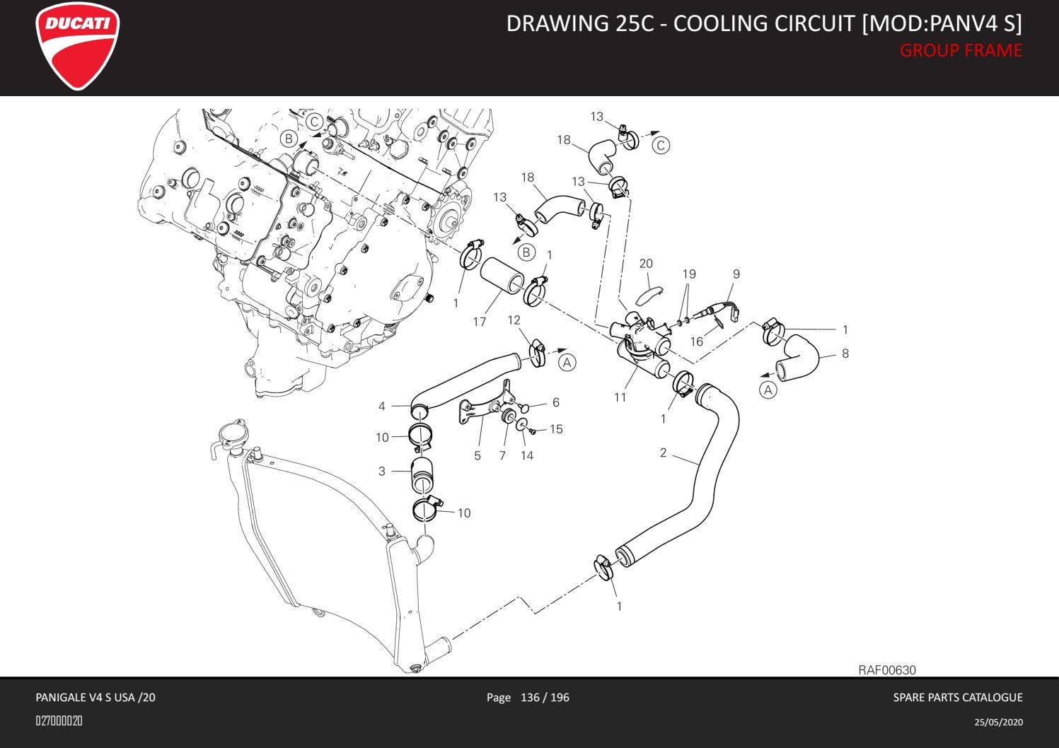 2020 Ducati Panigale V4S V4 S Parts Diagram Ducati Omaha by Ducati ...