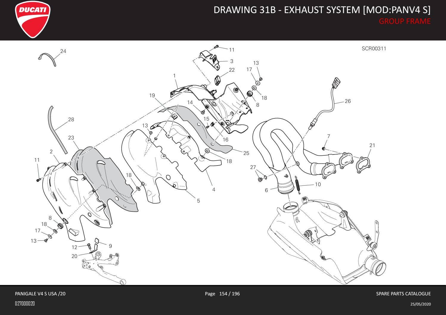 2020 Ducati Panigale V4S V4 S Parts Diagram Ducati Omaha by Ducati ...