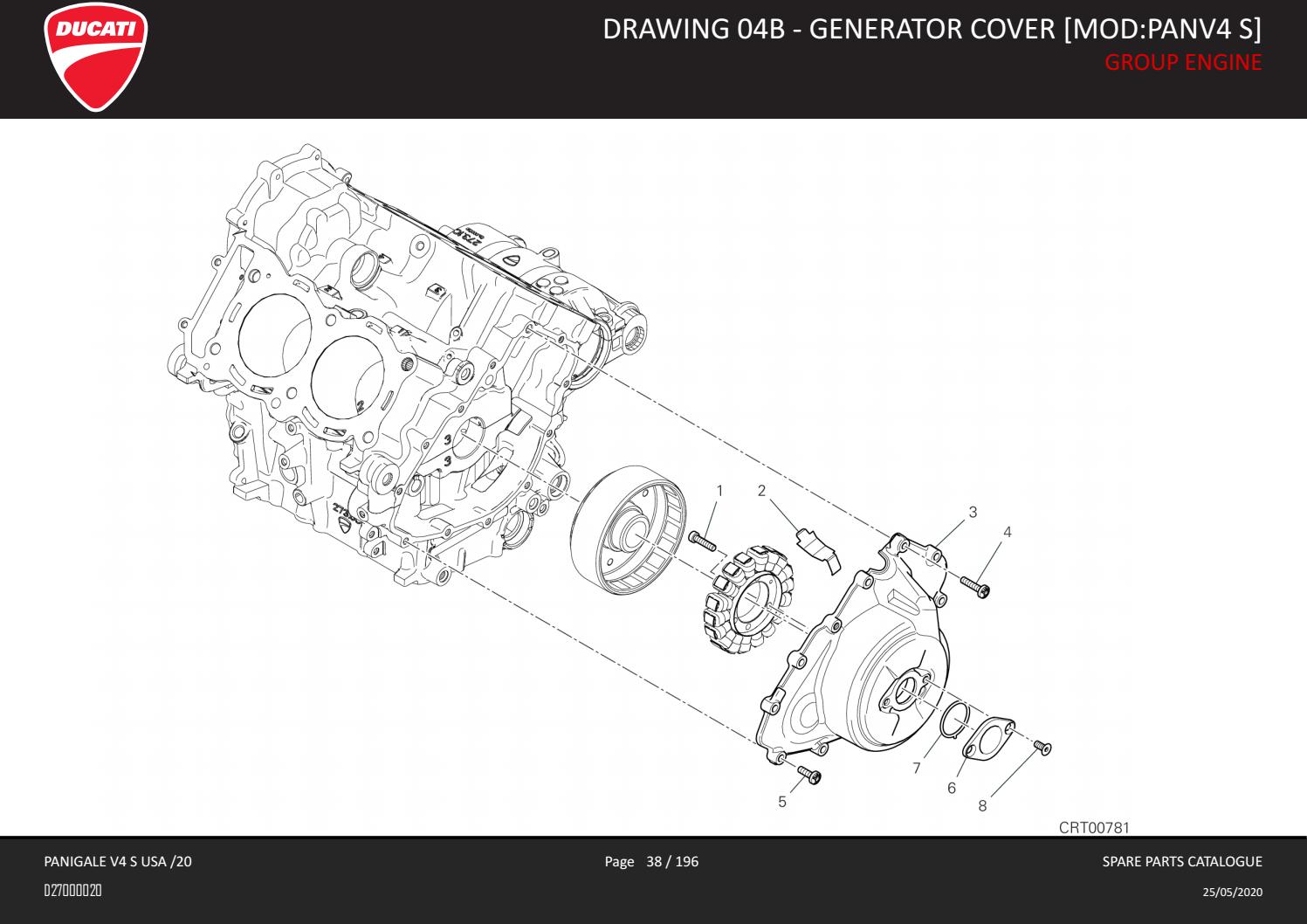 2020 Ducati Panigale V4S V4 S Parts Diagram Ducati Omaha by Ducati ...