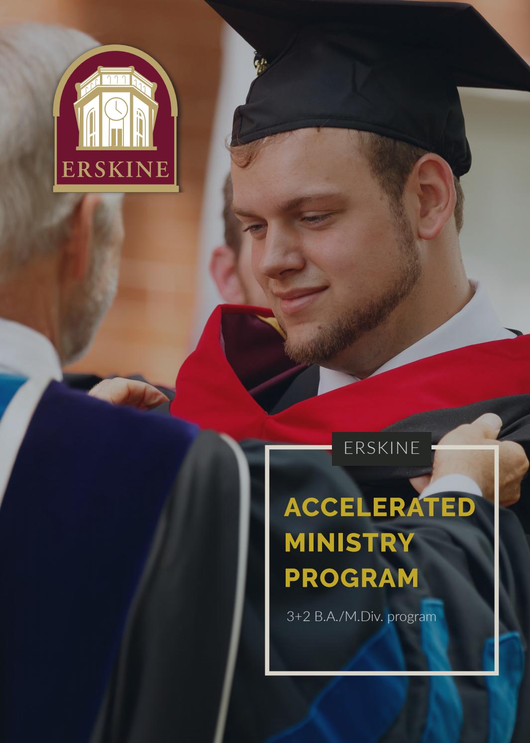 Erskine's Accelerated Ministry Program by Erskine College - Issuu