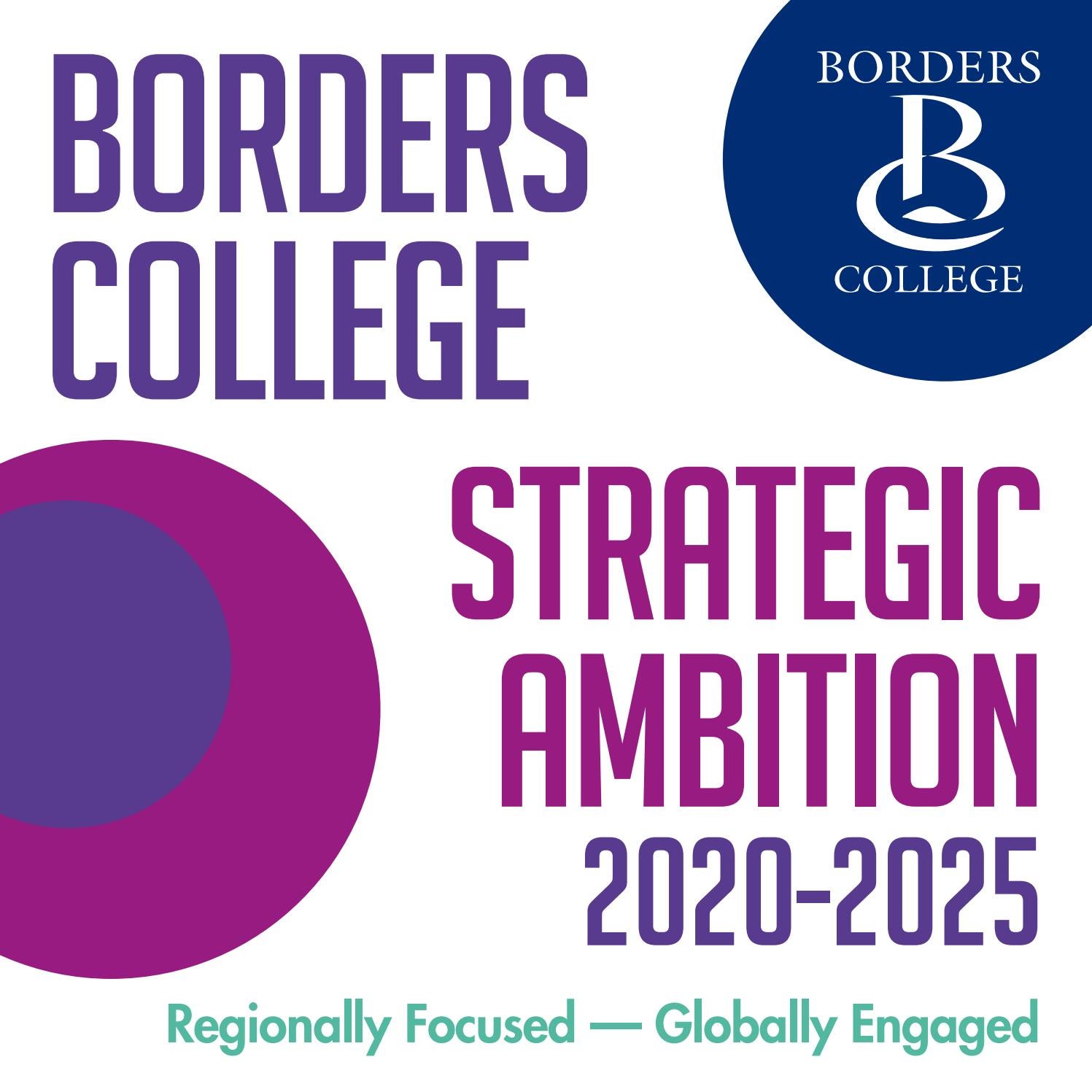 Borders College Strategic Ambition 2020–2025 by Borders College - Issuu
