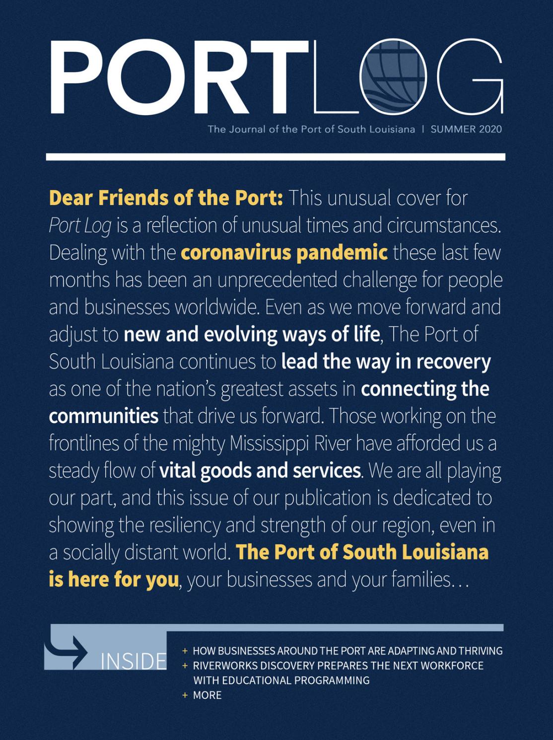 Port Log Summer 2020 by Renaissance Publishing - Issuu