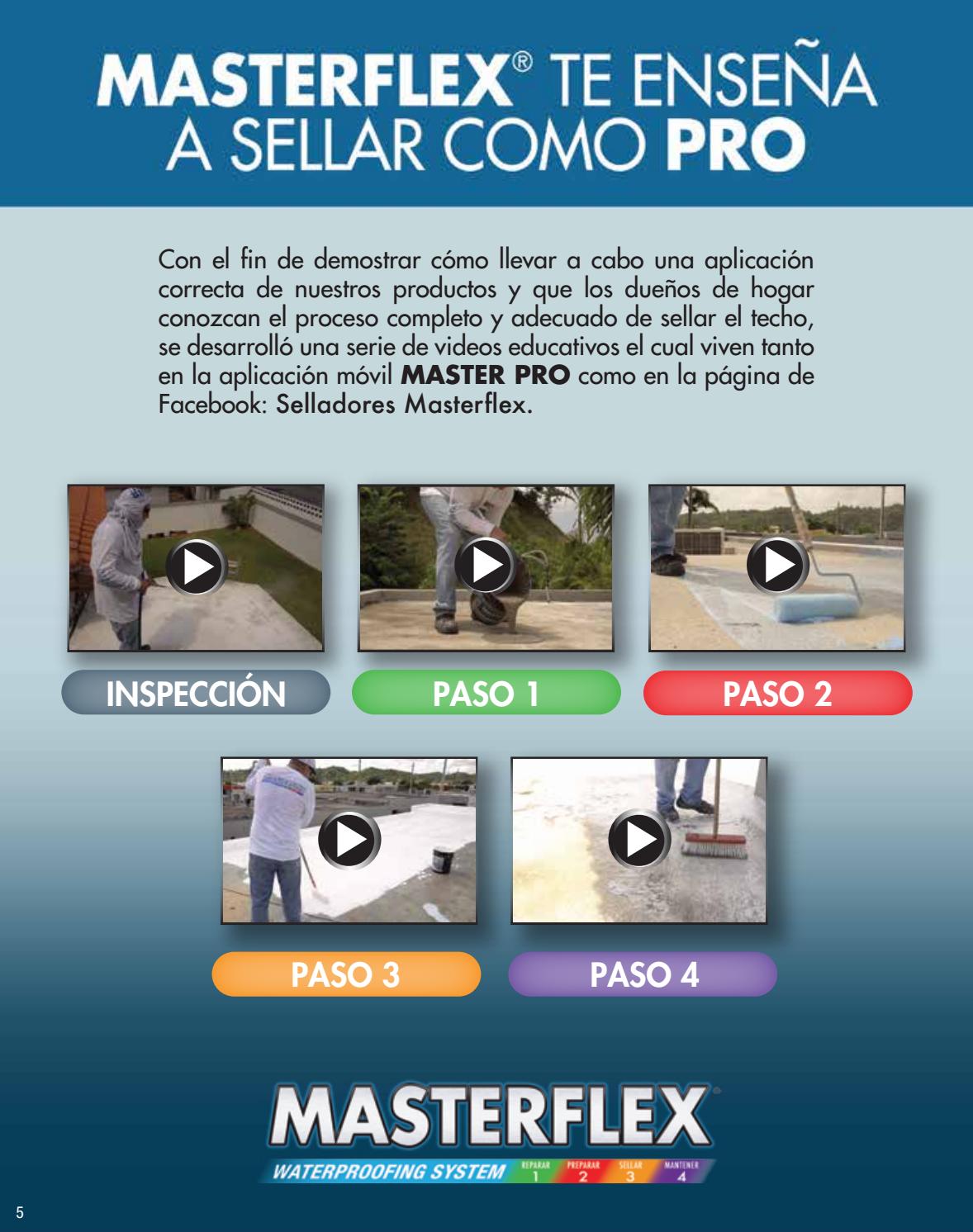 Catálogo de Productos MASTERFLEX by Master Group - Issuu
