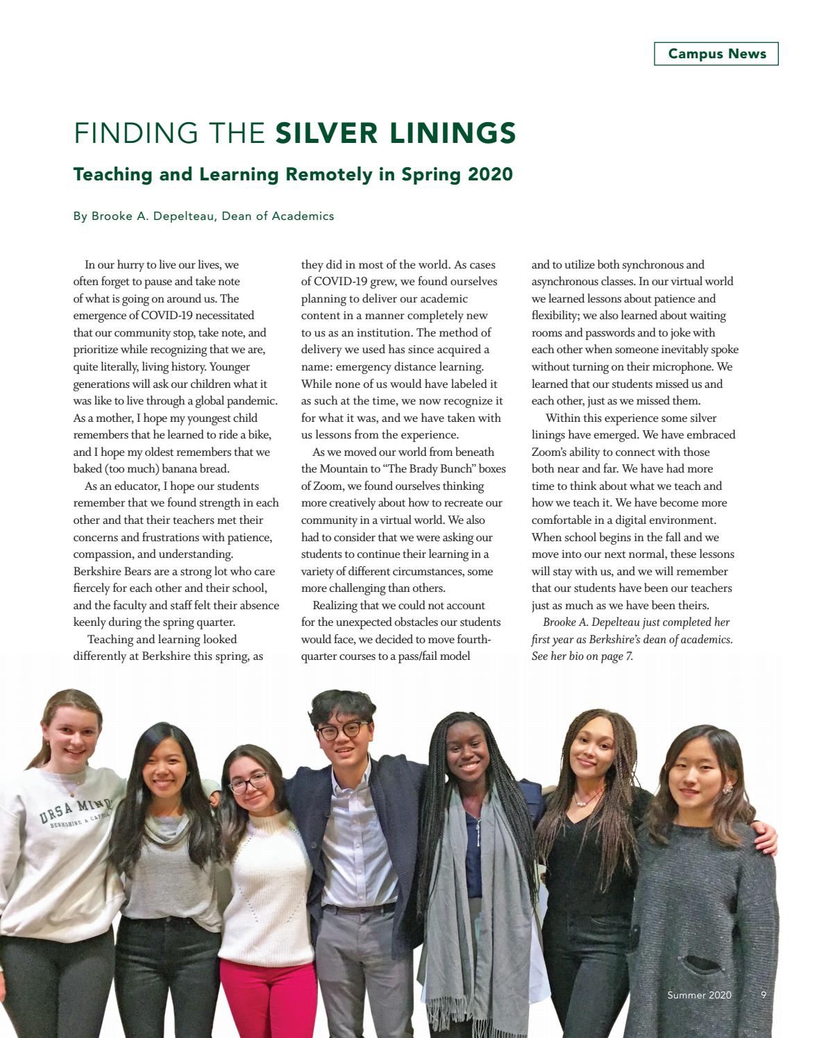Finding the Silver Linings: Teaching and Learning Remotely in Spring ...