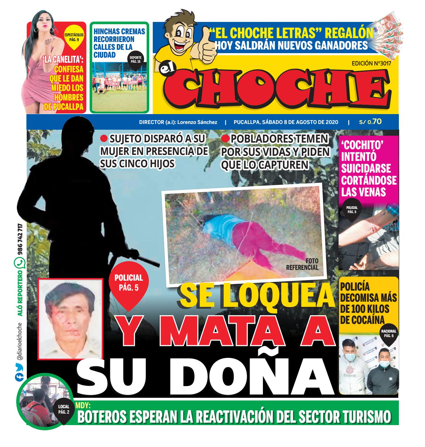 El Choche, Pucallpa 8 de agosto de 2020 by Diario Ímpetu - Issuu