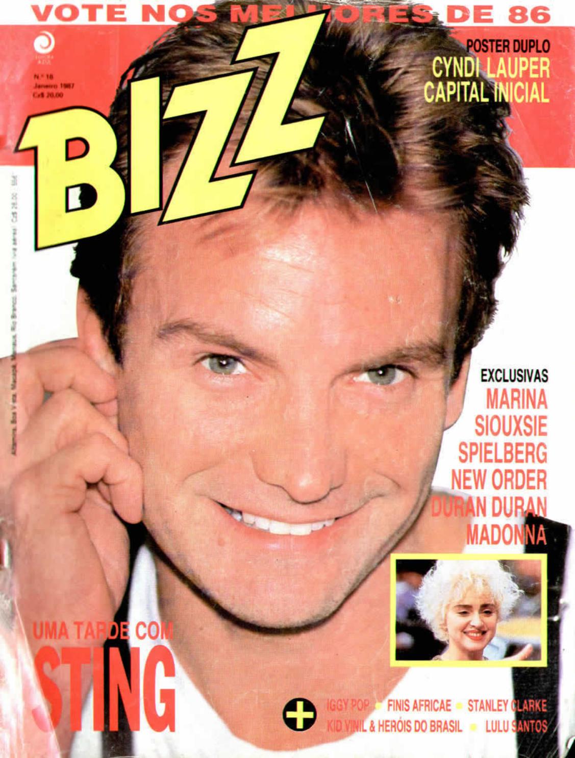 Revista Bizz #018 - Sting (Janeiro 1987) by Lucas Corrêa Viegas - Issuu