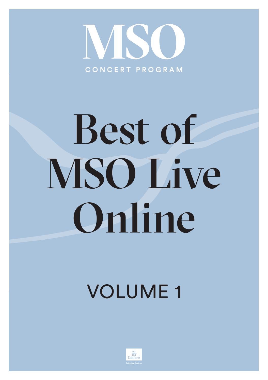Best of MSO Live Online: Volume 1 by Melbourne Symphony Orchestra - Issuu