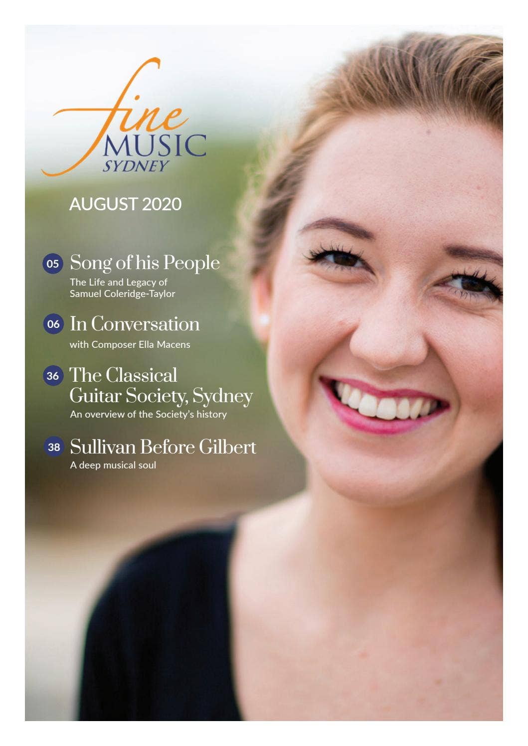 Fine Music Sydney Magazine - August 2020 by 2MBS Fine Music Sydney - Issuu