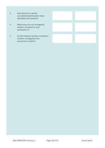 OHS-FORM-09-4 Internal Audit Checklist by CertiKit Limited - Issuu