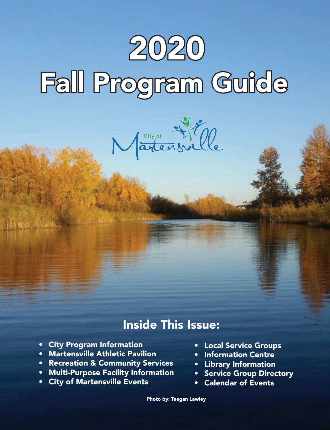 2020 Fall Program Guide by Martensville Messenger - Issuu