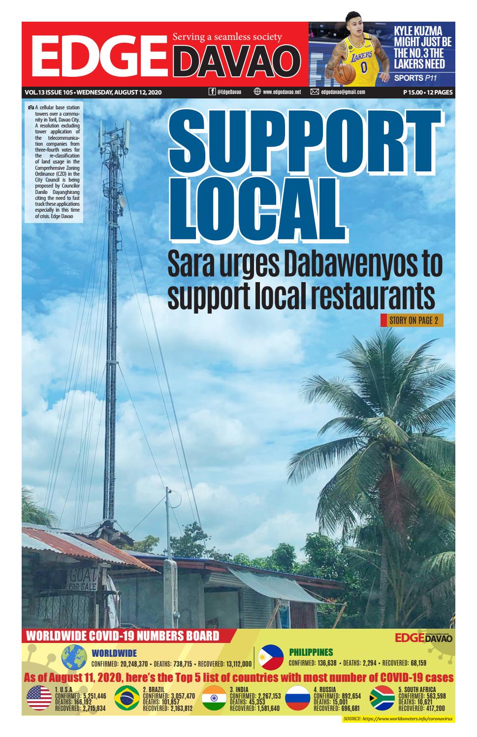 Edge Davao Volume 13 Issue 105 | Wednesday, August 12, 2020 by Edge Davao The Business Paper - Issuu