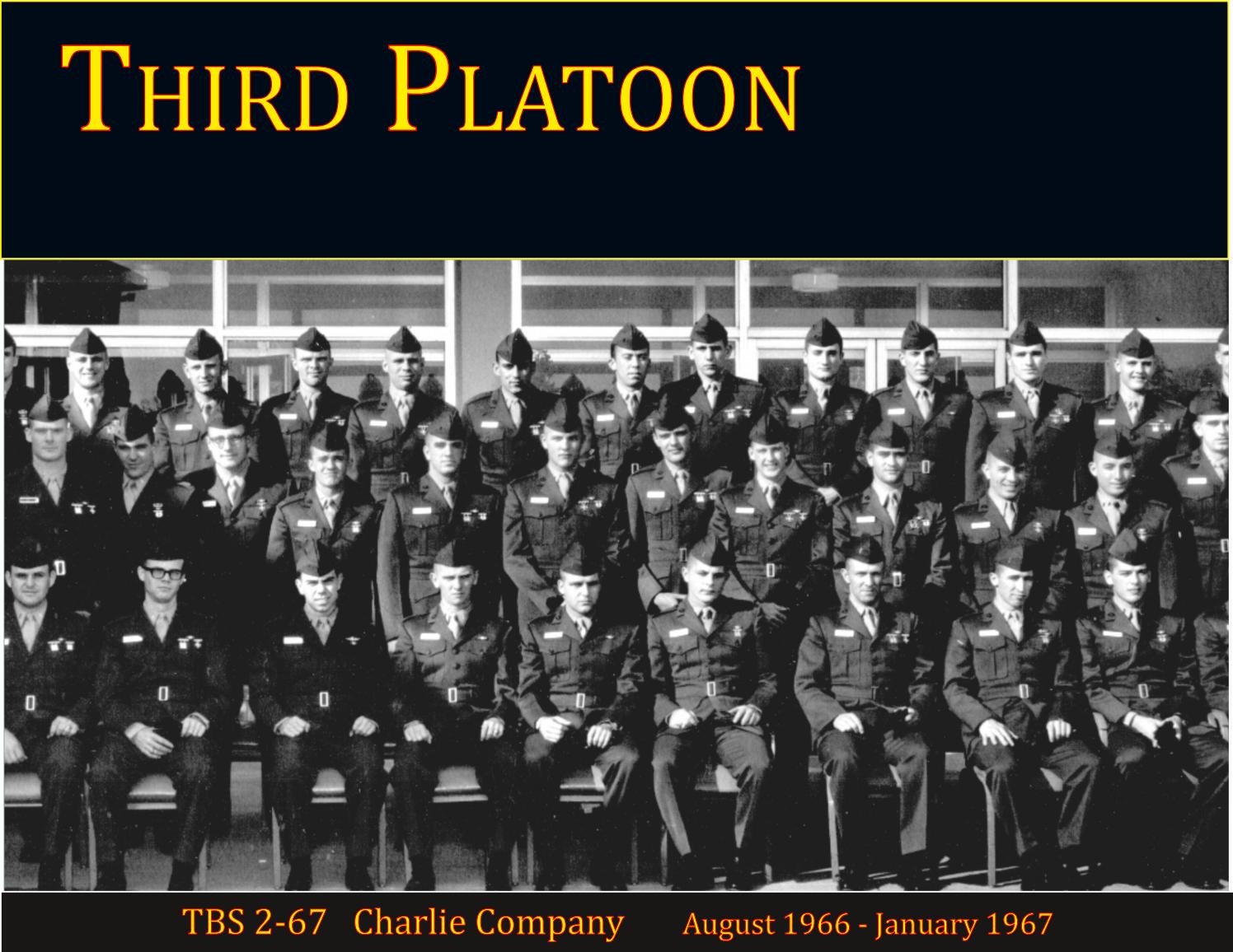 Third Platoon, TBS 2-67 Cruisebook by TBS 2-67 Reunion Staff - Issuu
