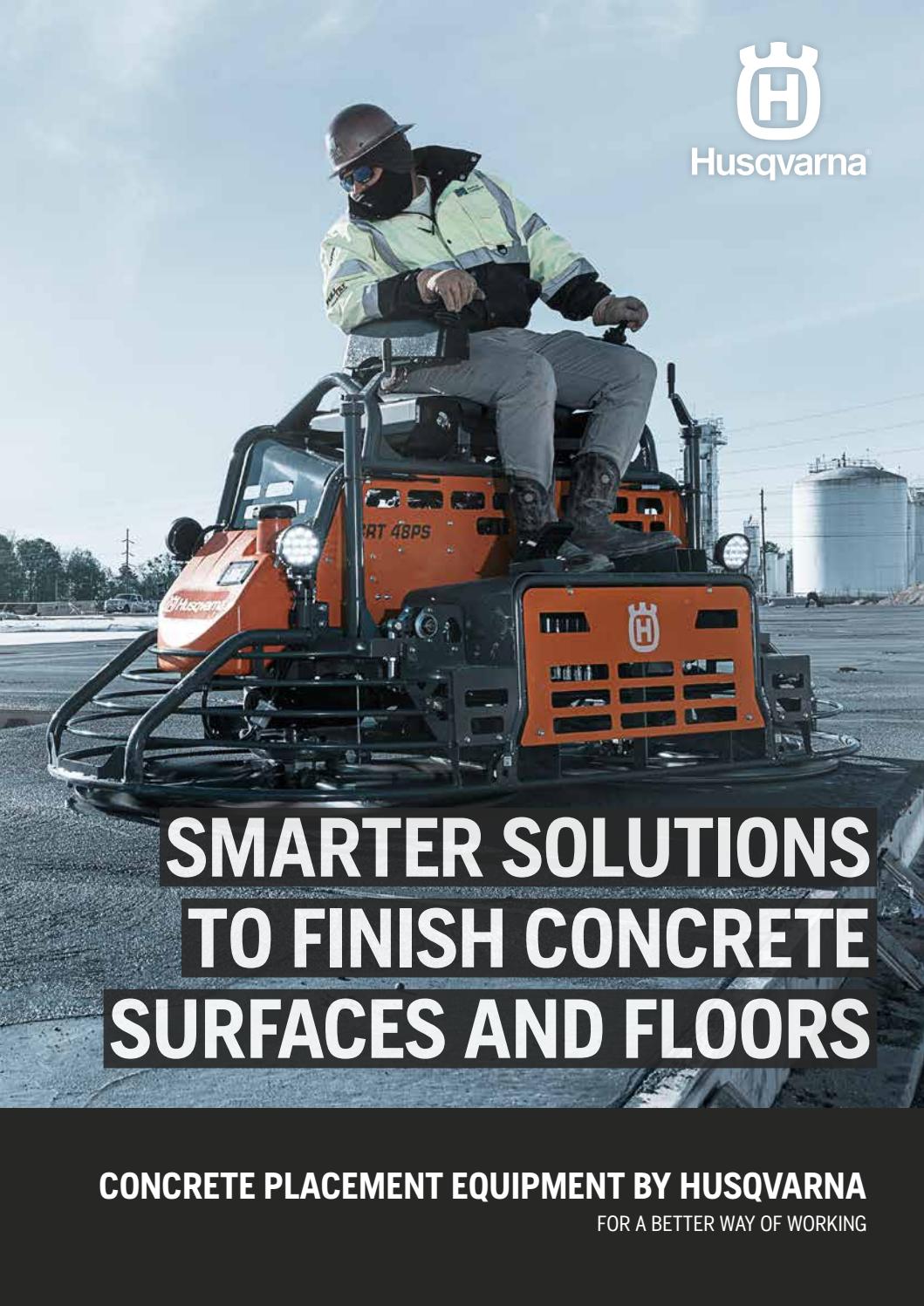 (INT) 2020 Concrete Placement Equipment - Husqvarna Construction ...