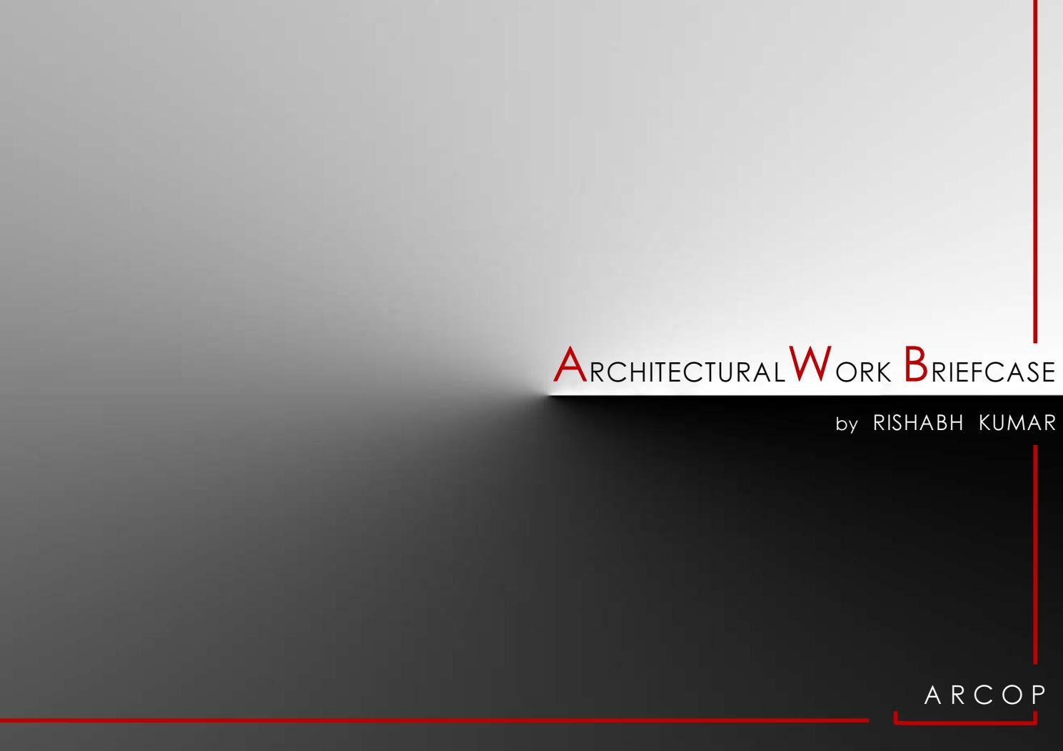Architectural Portfolio for SPA Admissions by Rishabh Kumar - Issuu