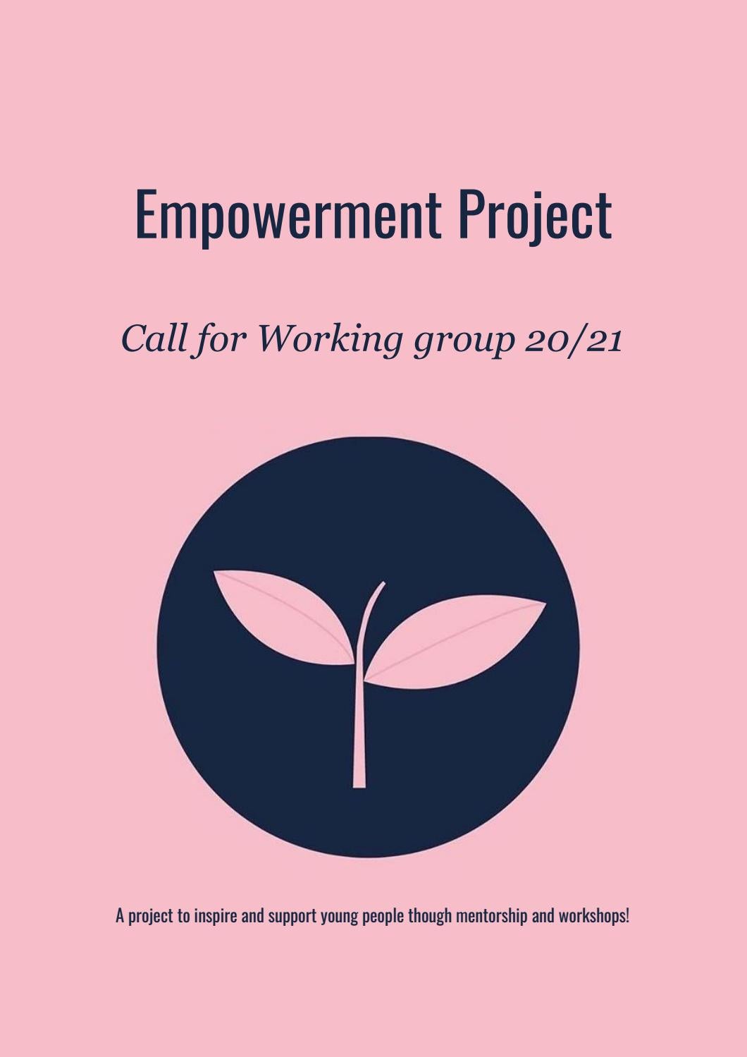 Call for working group in the Empowerment Project by European Youth ...