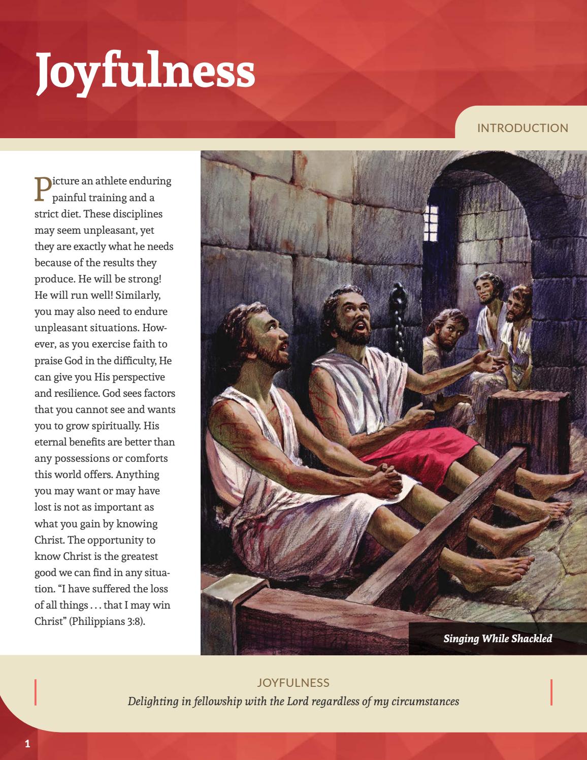 Joyfulness character lesson by Institute in Basic Life Principles - Issuu