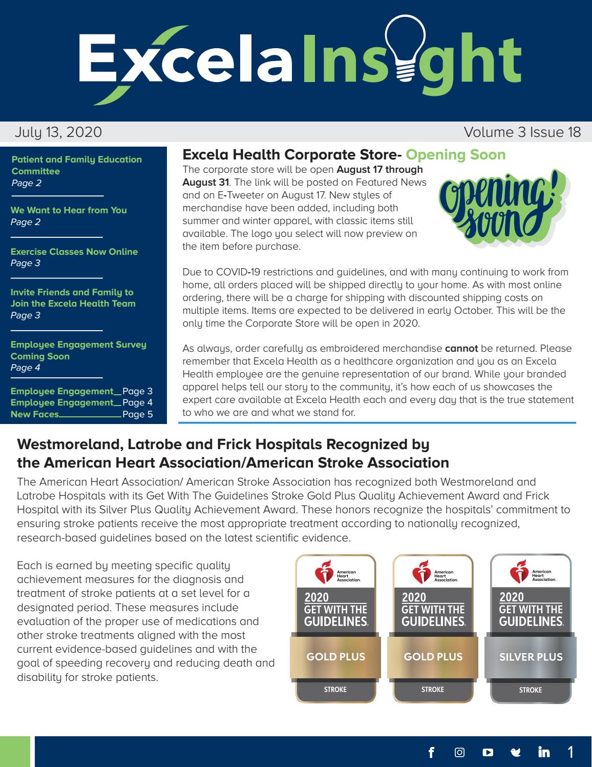Excela Insight 8/13/2020 by Independence Health System - Issuu