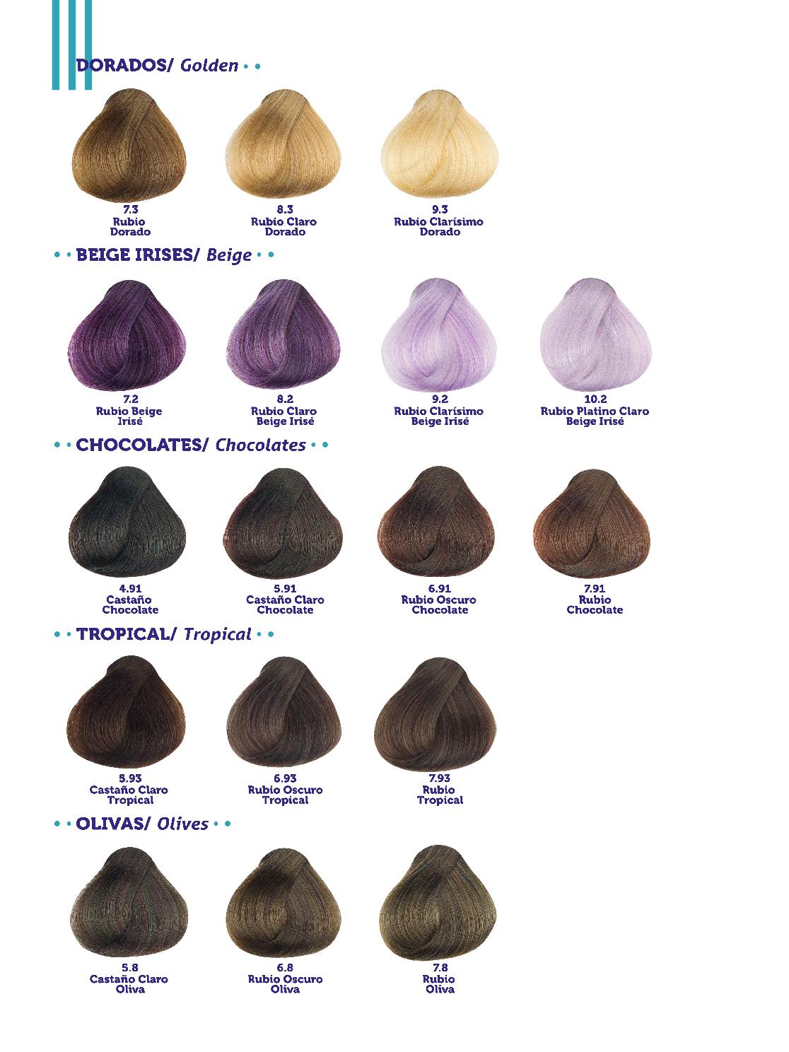 Carta de color SEA HAIR by picharachile - Issuu