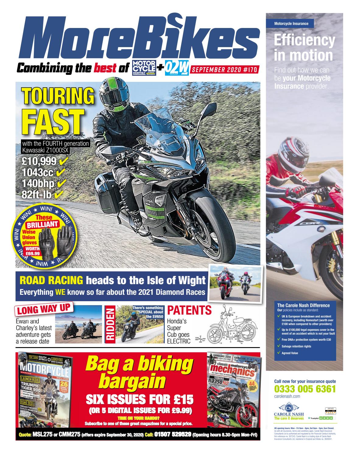 MoreBikes - September 2020 - Preview by Mortons Media Group Ltd - Issuu