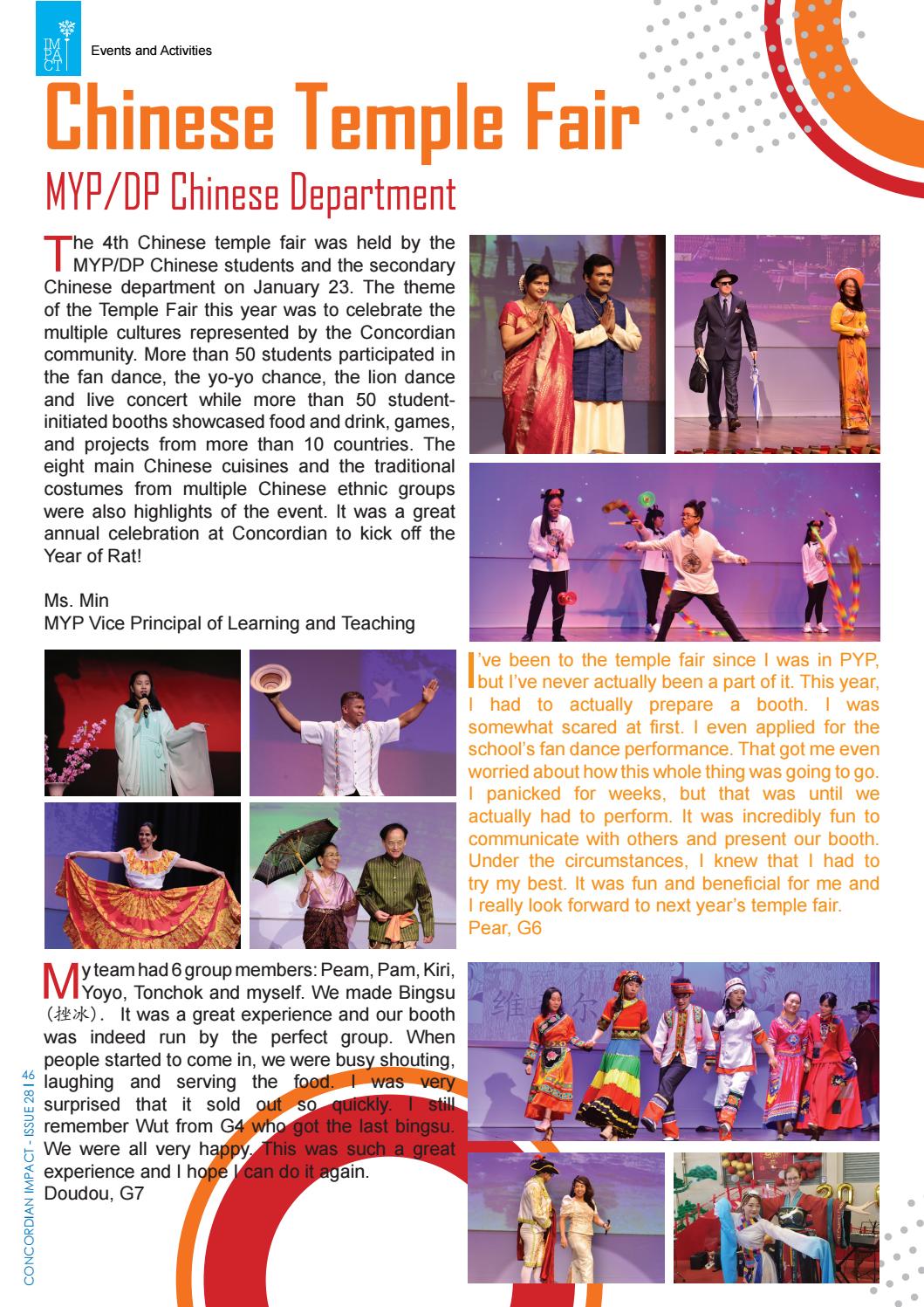 Temple Fair by Concordian International School - Issuu