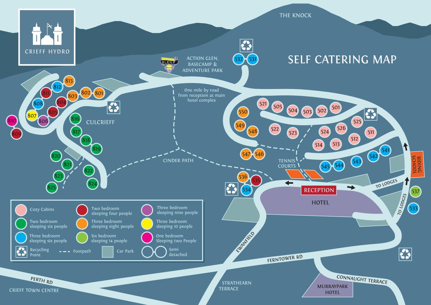 Self Catering Map by Crieff Hydro - Issuu