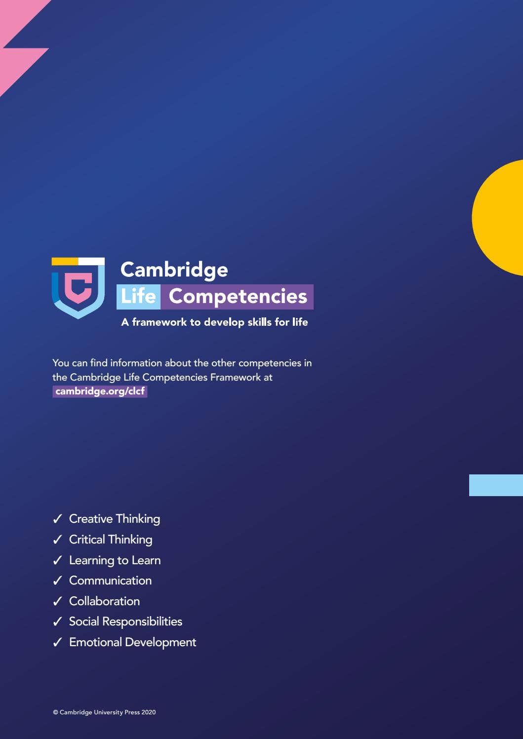 Cambridge Life Competencies Framework: Collaboration by Cambridge ...