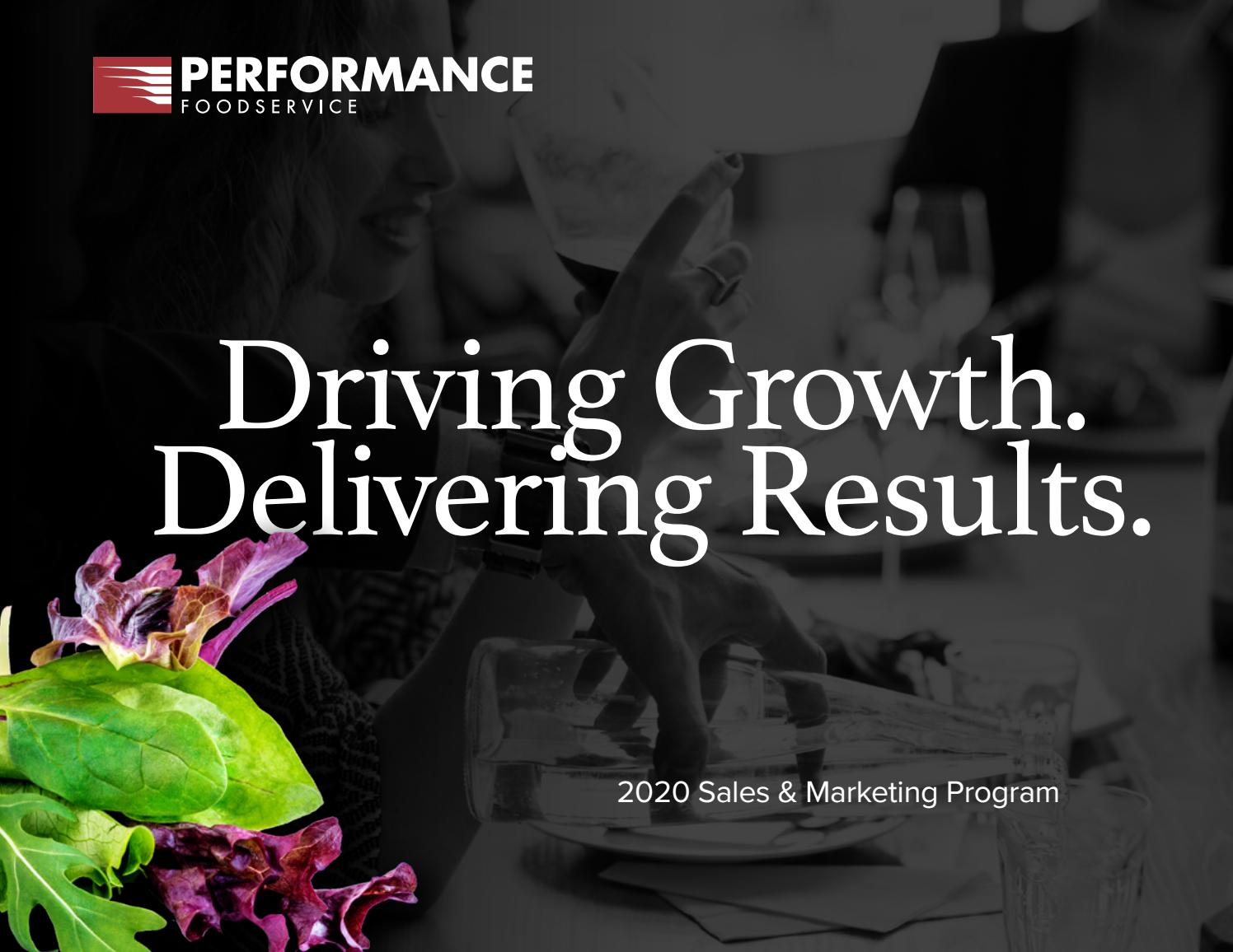Performance Foodservice 2020 Local Marketing Program by Performance ...