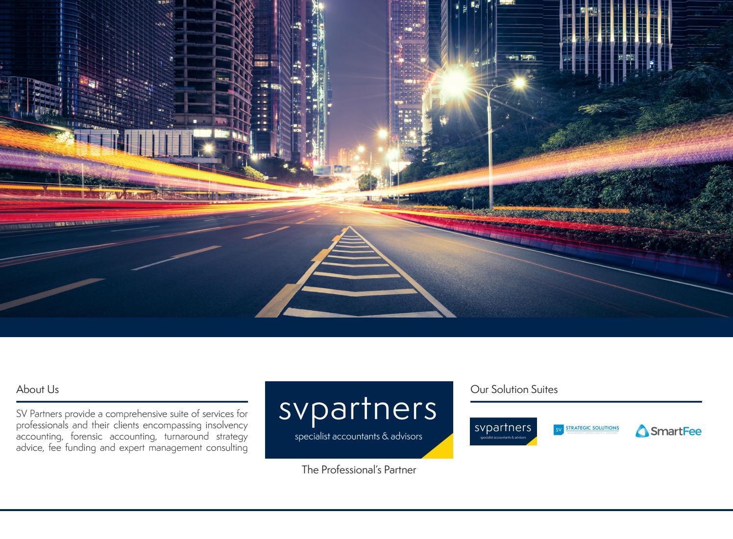 SV Partners | Specialist Accountants & Advisors by sv-partners - Issuu