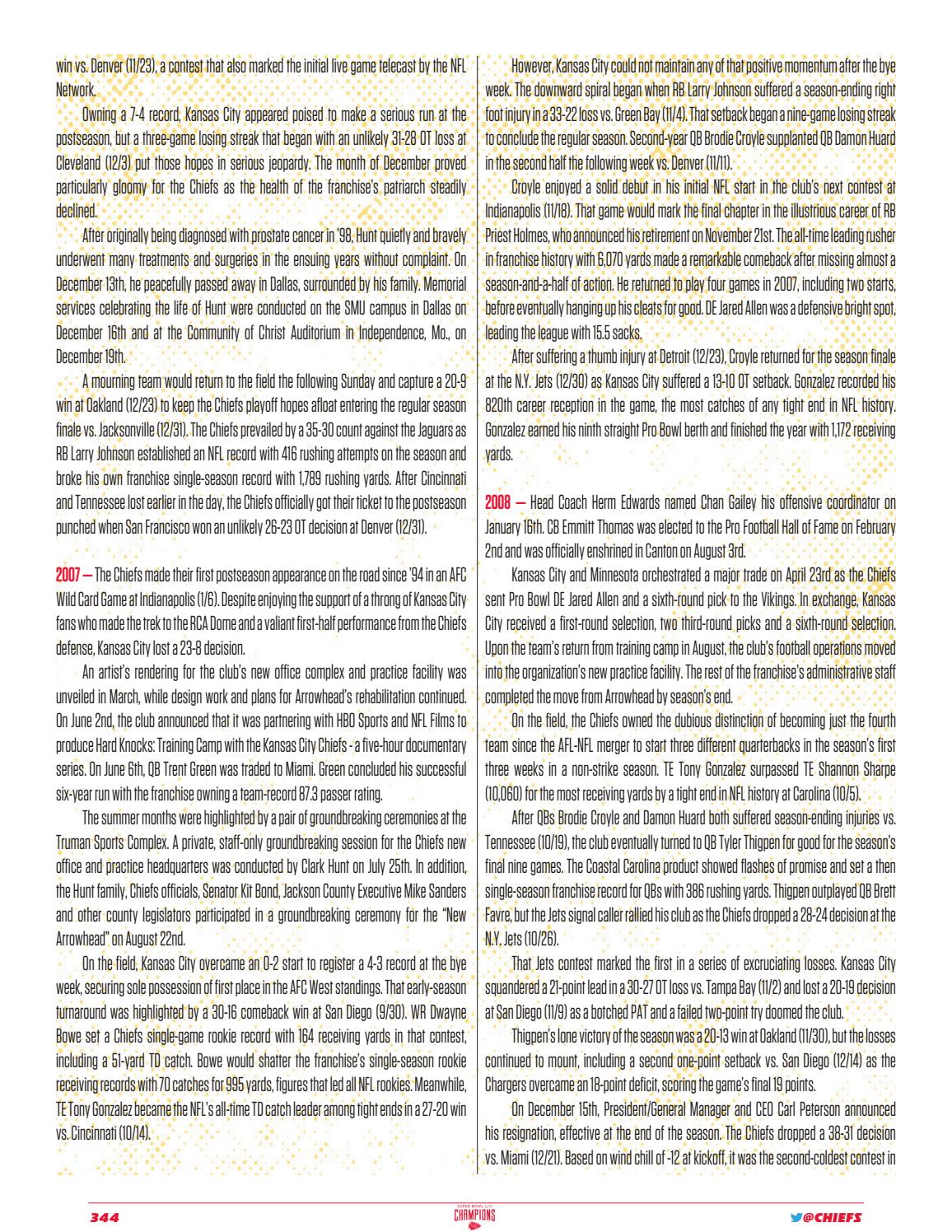 Kansas City Chiefs 2020 Media Guide by Kansas City Chiefs - Issuu