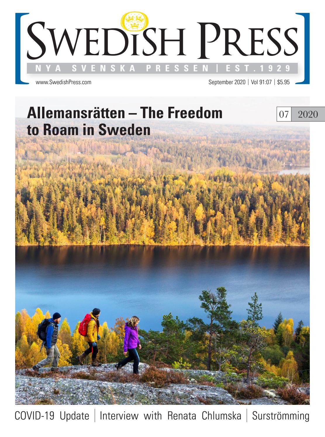 Swedish Press Sample September 2020 Vol 91:07 by Swedish Press - Issuu