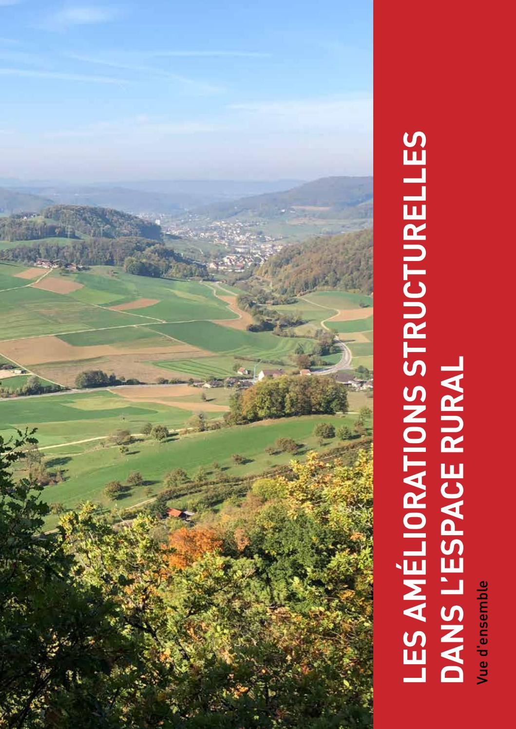 Les améliorations structurelles dans l'espace rural by Bundesamt für ...