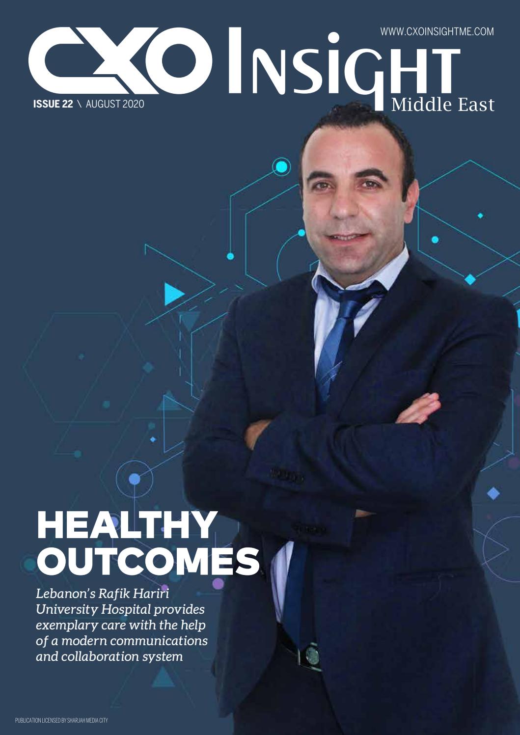 CXO Insight Middle East - Healthy outcomes - August 2020 by cxoinsightme - Issuu
