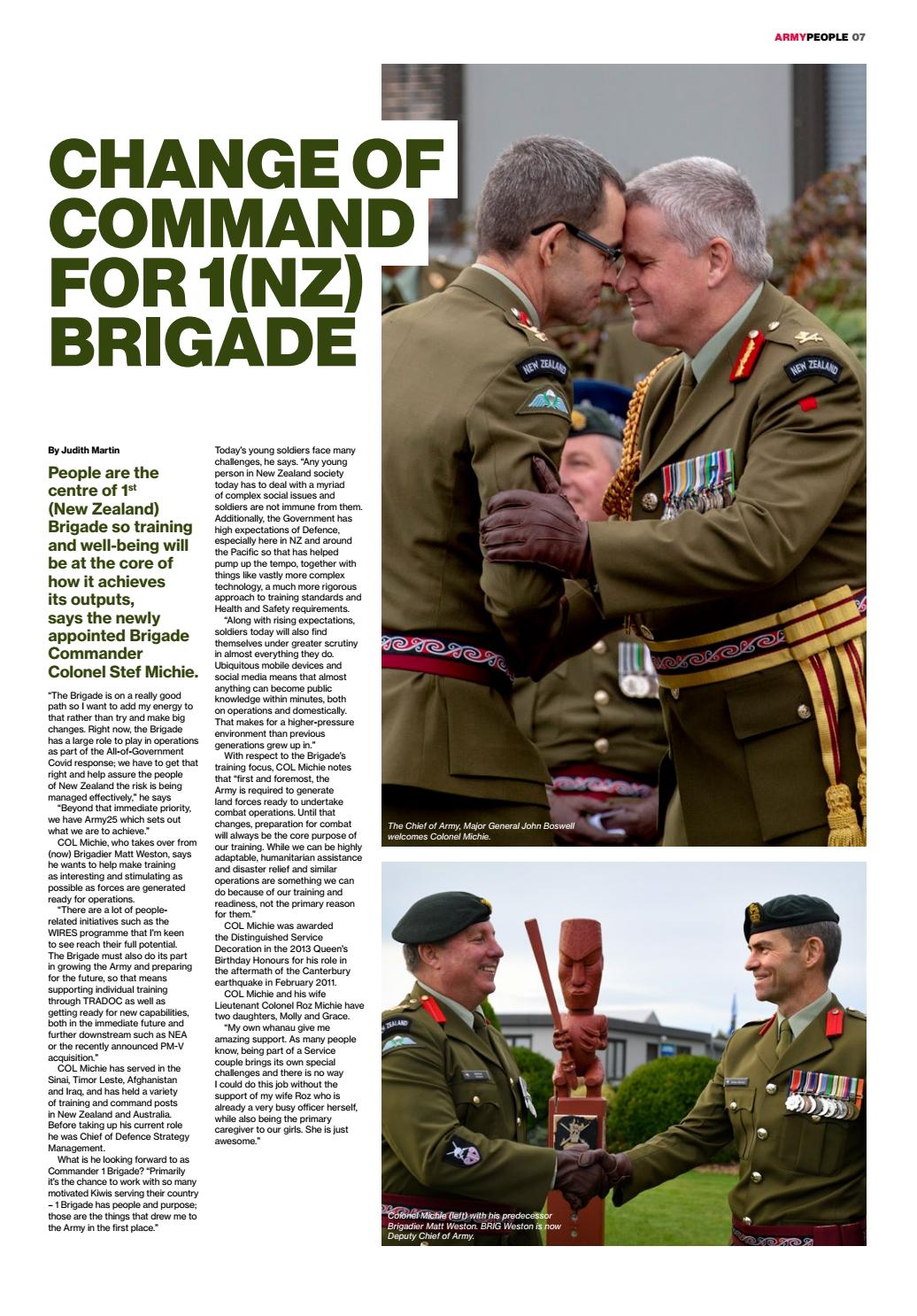 New Zealand Army | Army News - Issue 514, July 2020 by New Zealand Defence Force - Issuu