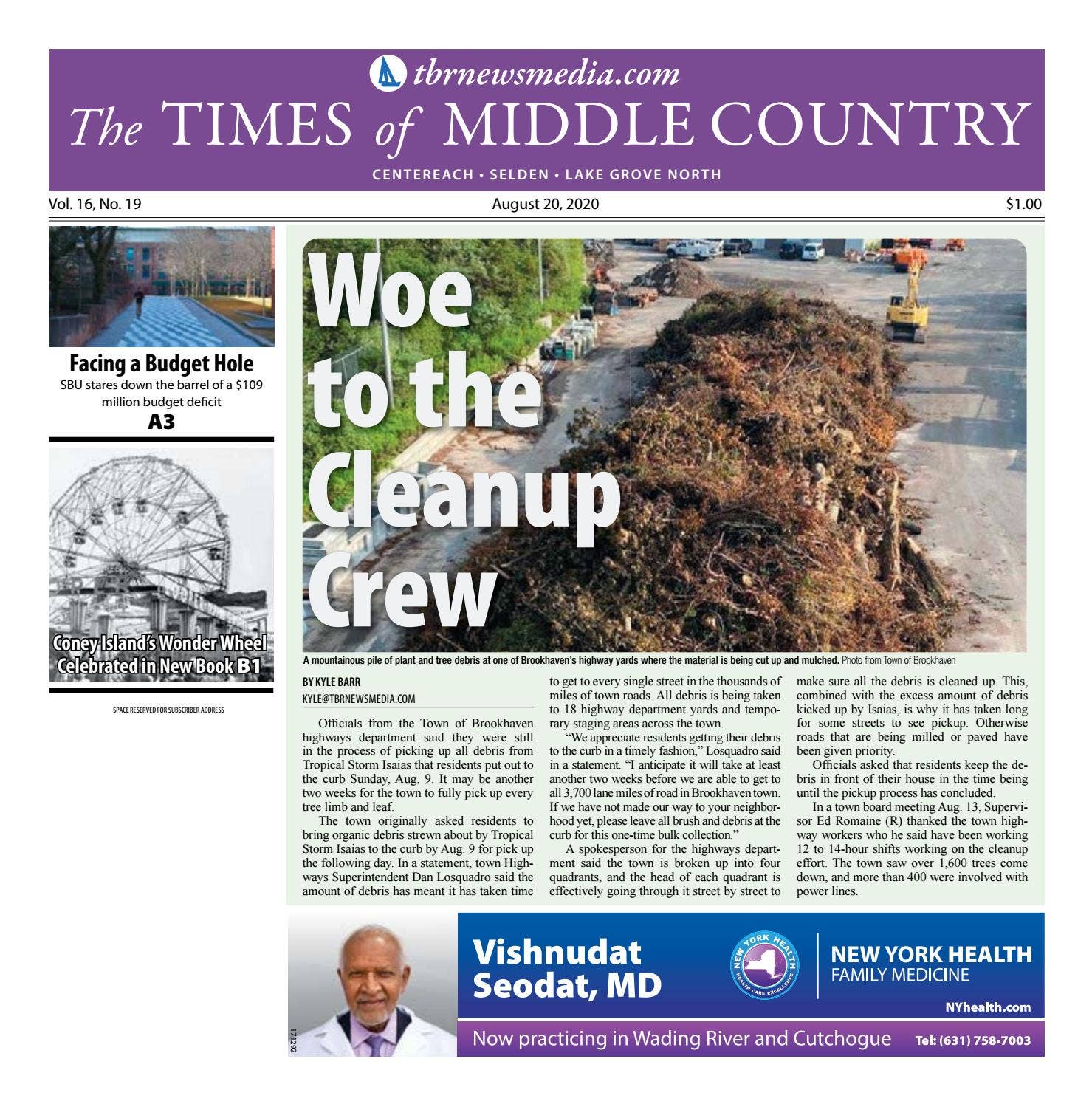 The Times of Middle Country - August 20, 2020 by TBR News Media - Issuu