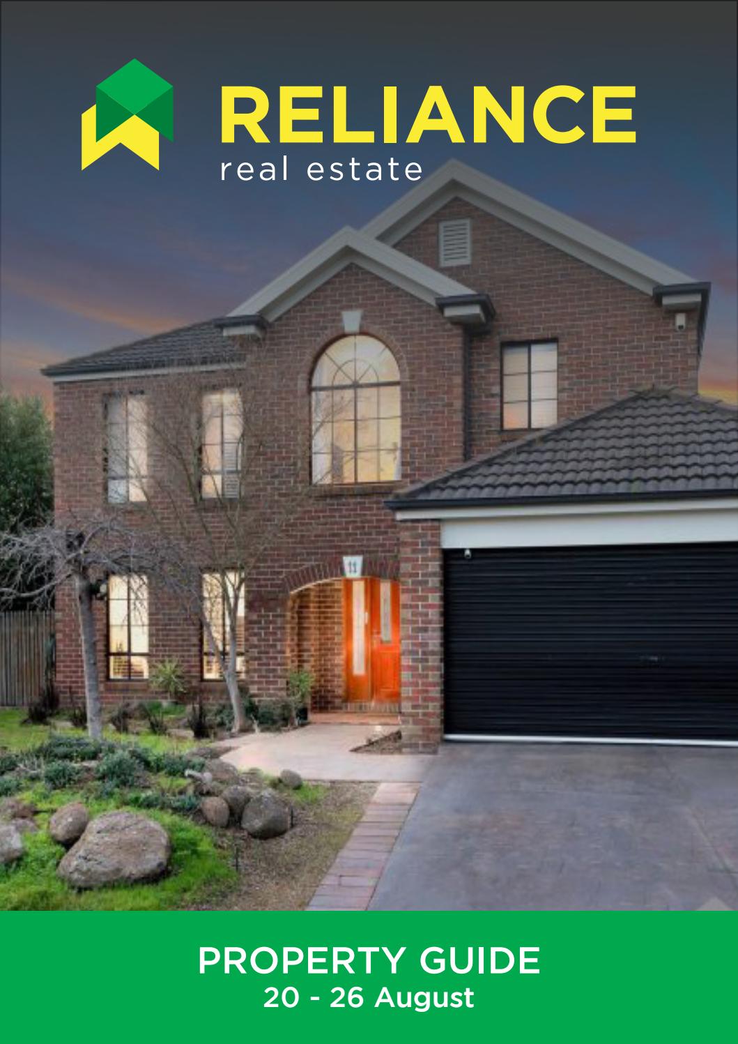 Property Guide 20 - 26 August by Reliance Real Estate - Issuu
