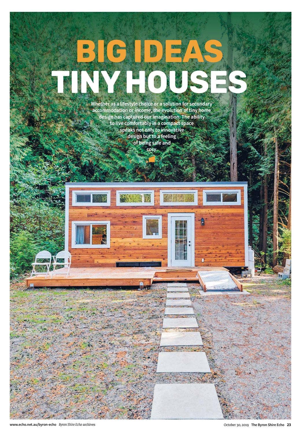 Big Ideas Tiny Houses – Echo 34.21 by Echo Publications - Issuu
