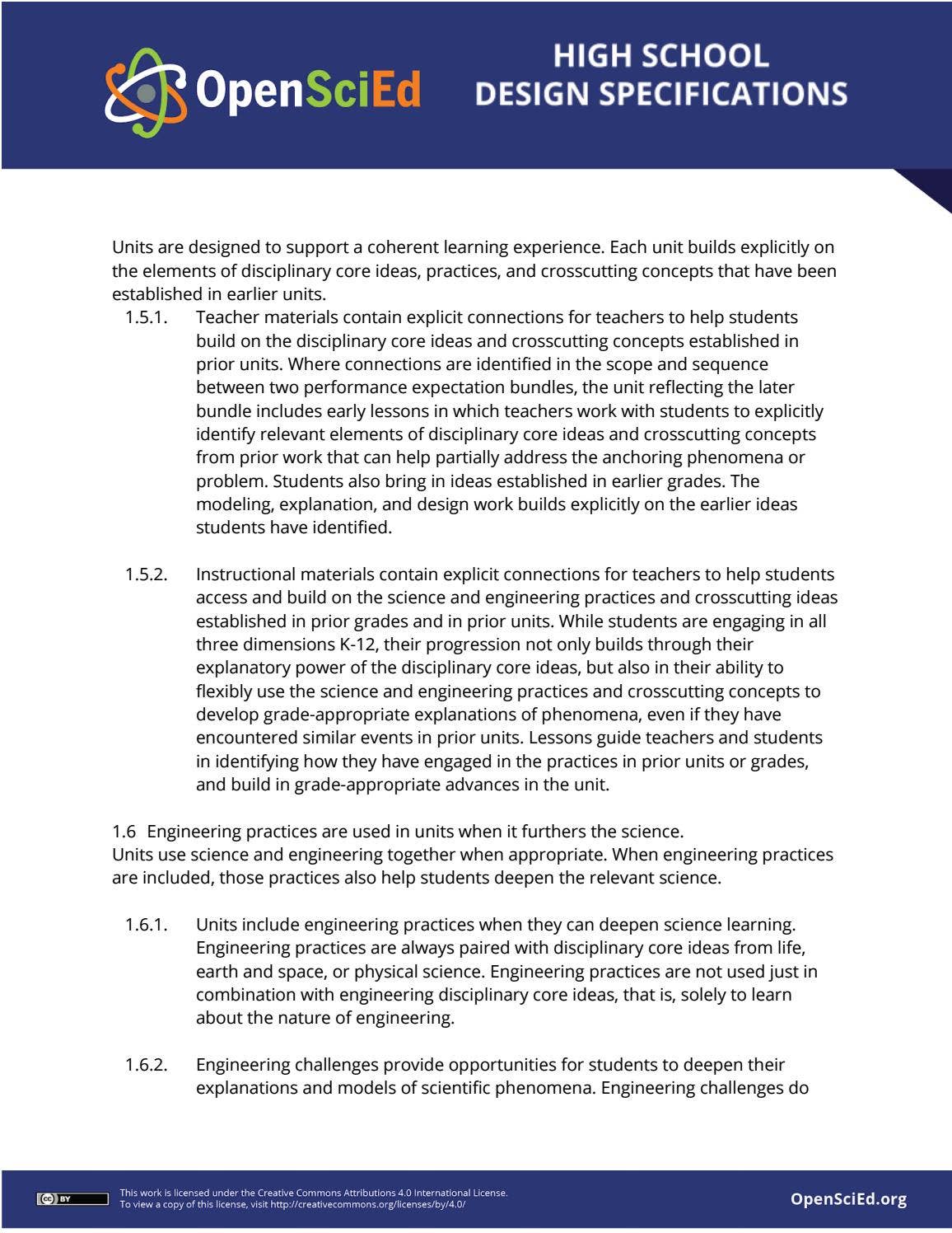 OpenSciEd Design Specifications - High School by openscied - Issuu