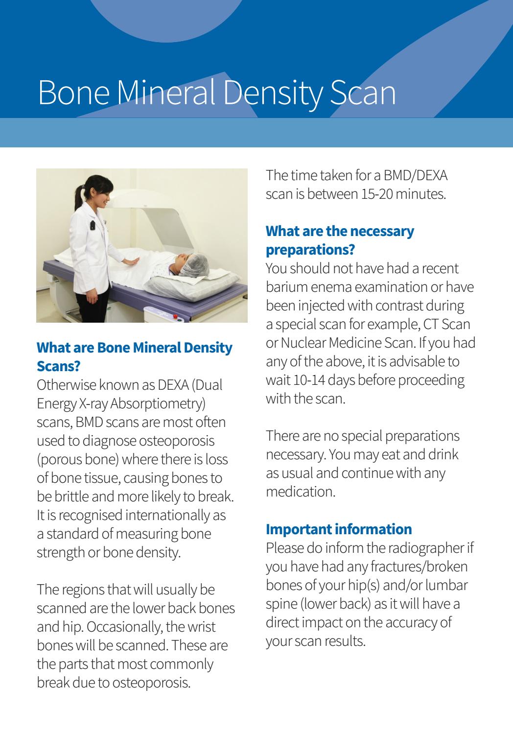 Bone Mineral Density Scan by Yishun Health - Issuu