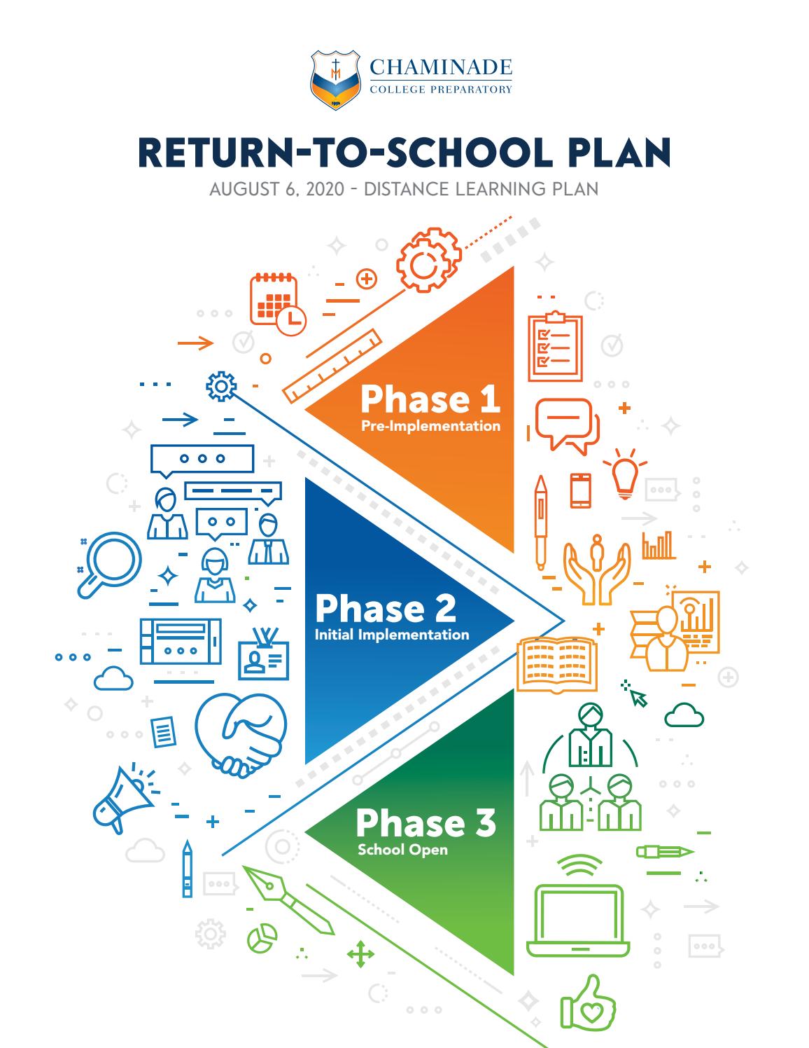 Return-to-School Plan Phase 3 by Chaminade College Preparatory - Issuu