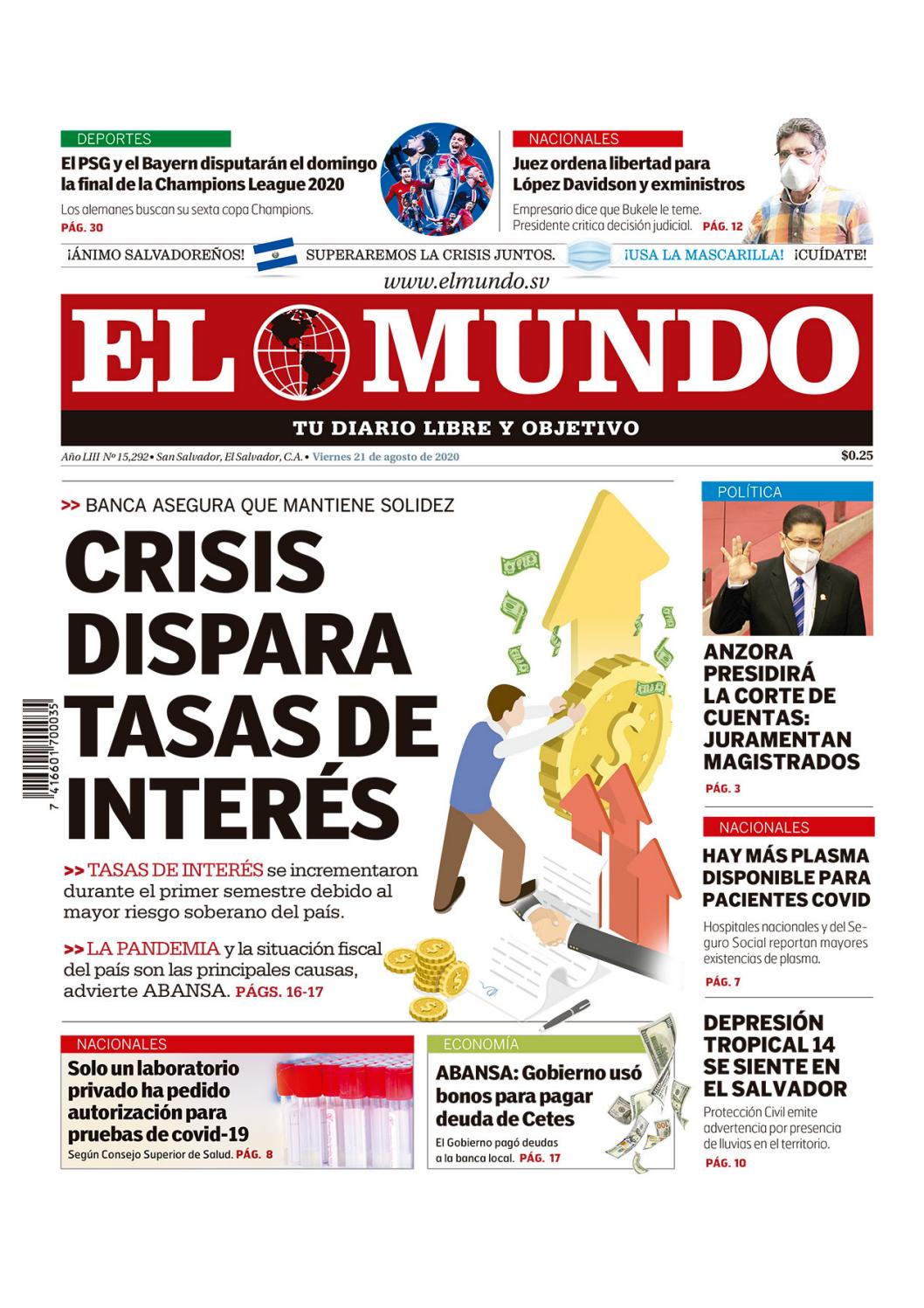Mundo210820 by Diario El Mundo - Issuu