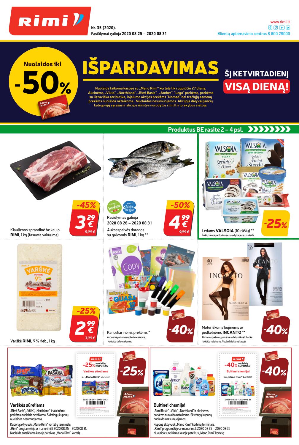 „Rimi“ savaitinis leidinys Nr. 35 (2020) by Rimi - Issuu