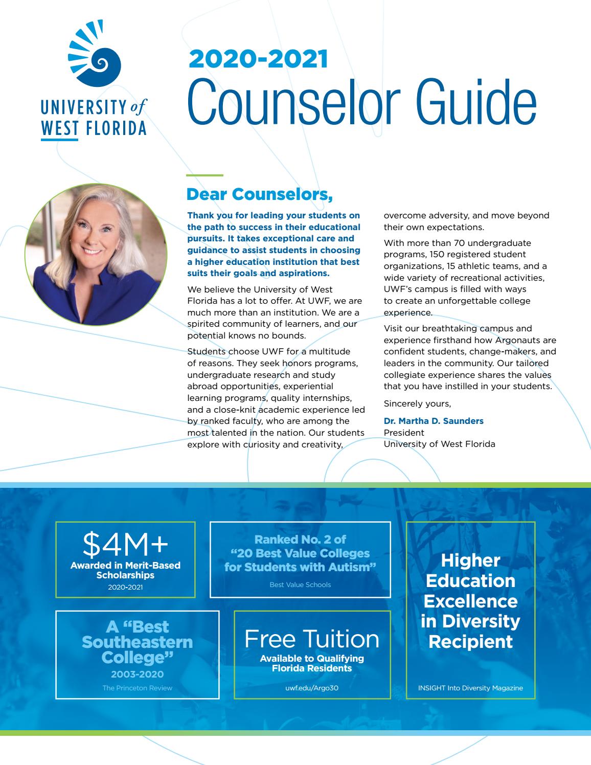 2020-2021 School Counselor Guide by University of West Florida - Issuu