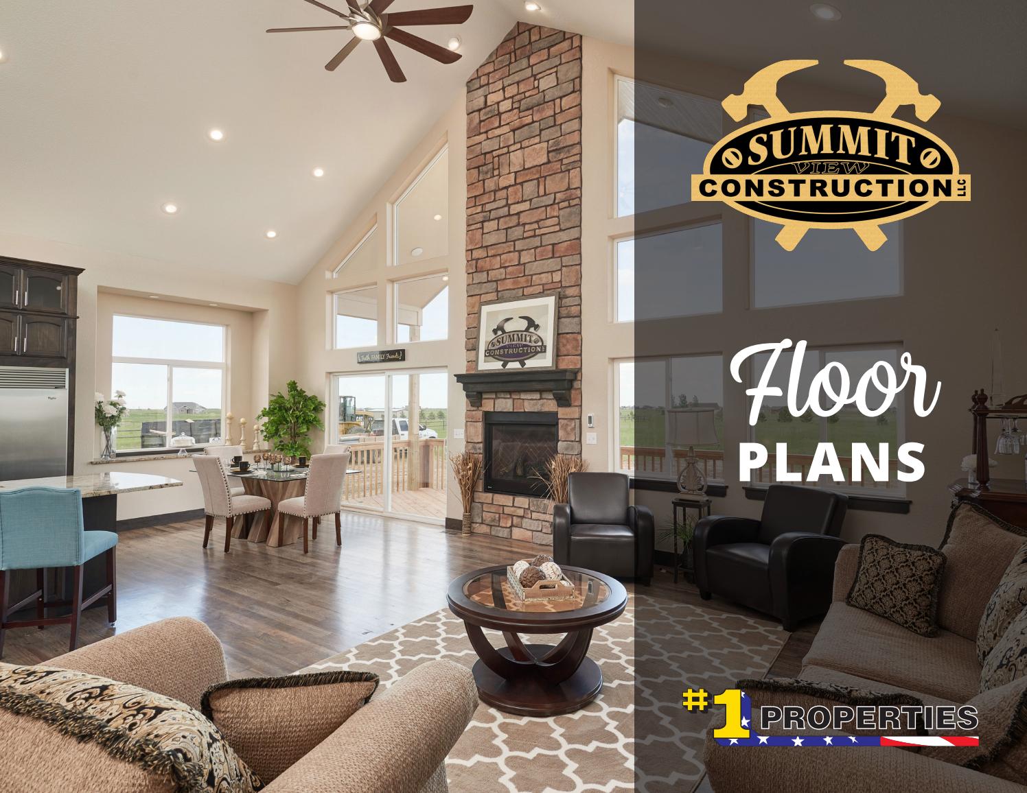 Summit View Floor Plan Brochure by #1 Properties - Issuu
