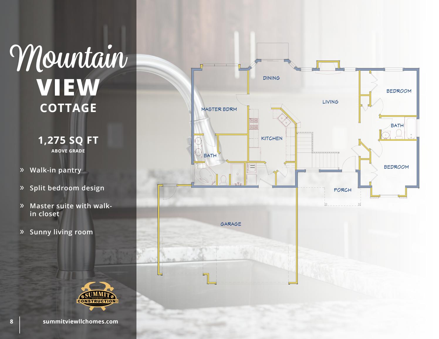 Summit View Floor Plan Brochure by #1 Properties - Issuu