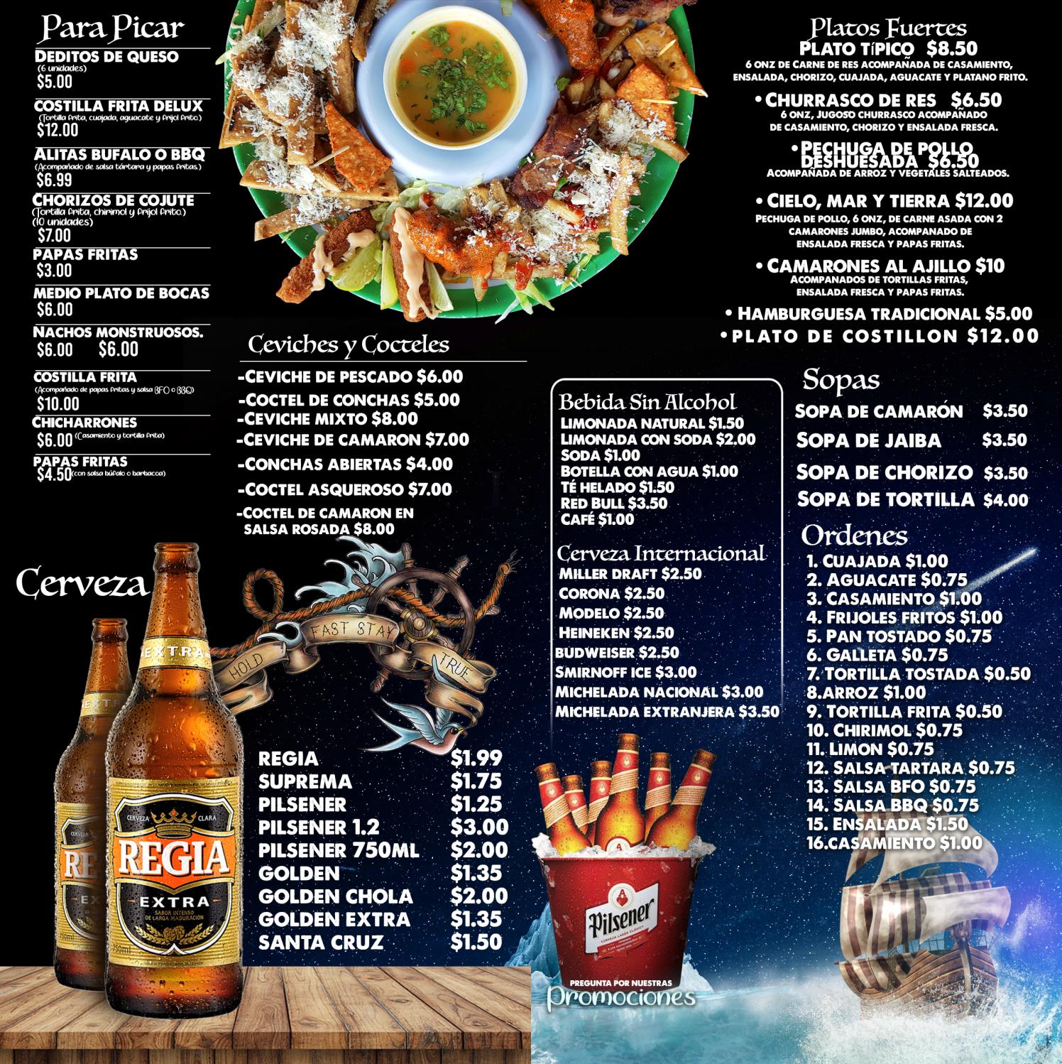 MENU MUELLE by información negocios - Issuu