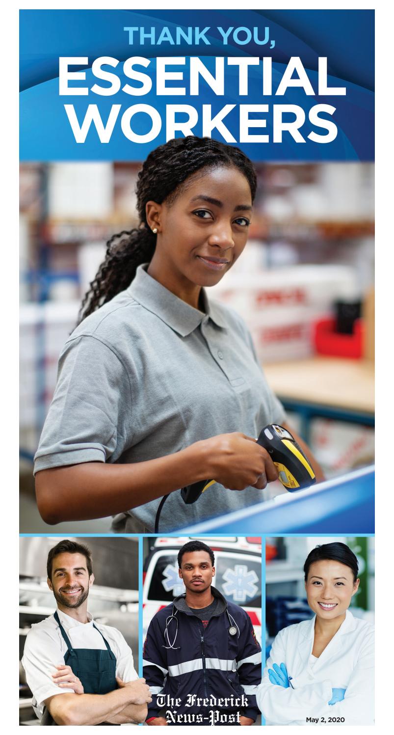 Thank You to Essential Workers by Frederick News-Post - Issuu